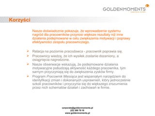 Prezentacja pracownik miesiąca | PPT