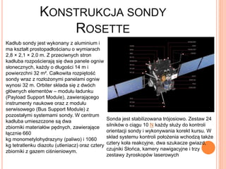 Prezentacja sonda rosetta | PPTX