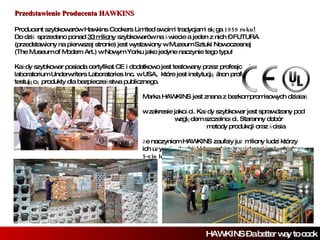 Prezentacja Szybkowary Hawkins | PPS