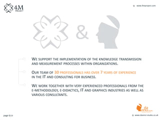 4M Presentation - E-learning platform | PPT