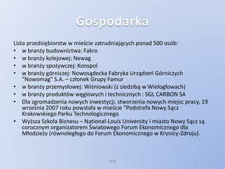 Coś o Nowym Sączu | PPTX