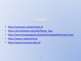 Coś o Nowym Sączu | PPTX