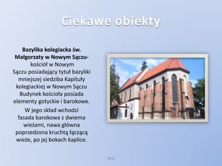 Coś o Nowym Sączu | PPTX