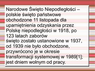 Prezentacja 11 listopada | ODP