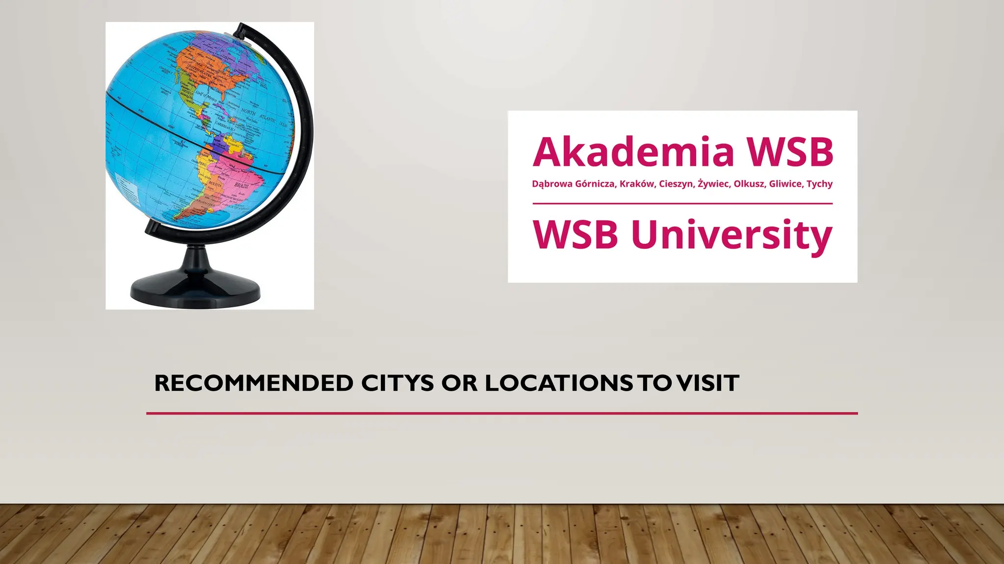 presentation about locations and citys which are worth to visit | PPTX