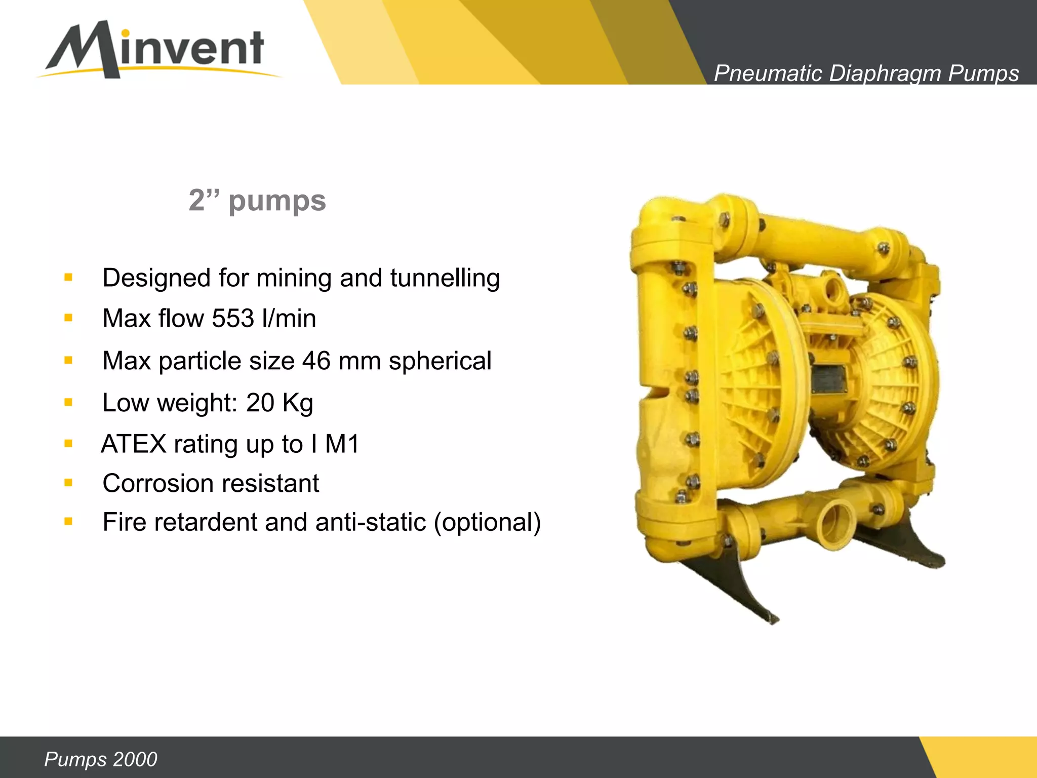 Pumps 2000 - pneumatic diaphragm pumps | PDF