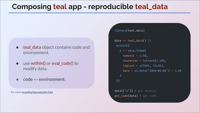 teal essentials - Interactive Exploratory Data Analysis with Shiny Web ...