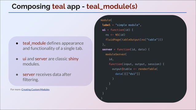 teal essentials - Interactive Exploratory Data Analysis with Shiny Web ...