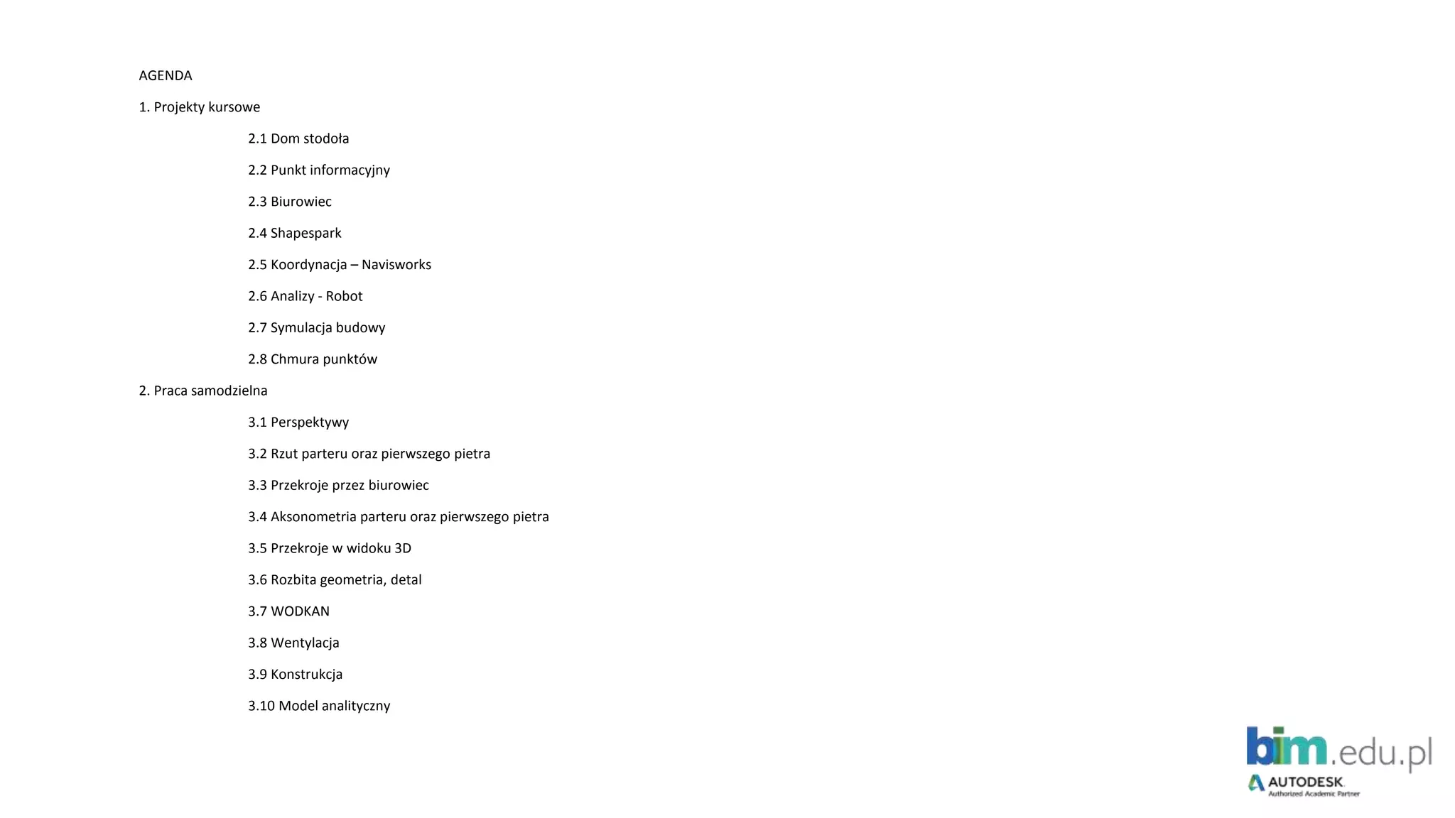 Adam Janisio - Summer BIM School | PPT