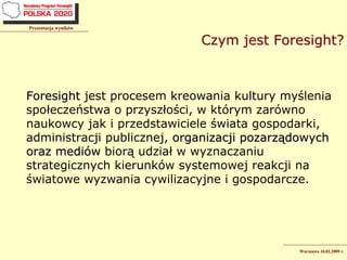 NPF Polska 2020, prezentacja prof. Michała Kleibera | PDF | Politics