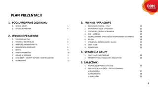 Prezentacja roczna 2020 inwestorzy | PPT