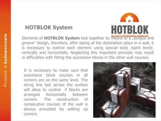 Prezentacja hotblok jak budować eng | PPT