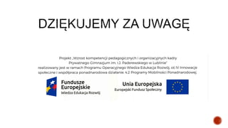 Informacja zwrotna zza biurka - Joanna Wróblewska i Magdalena Pikula ...