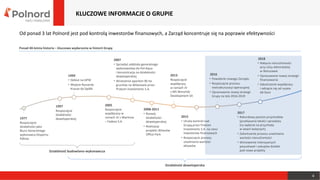 Polnord SA - prezentacja inwestorska | PDF