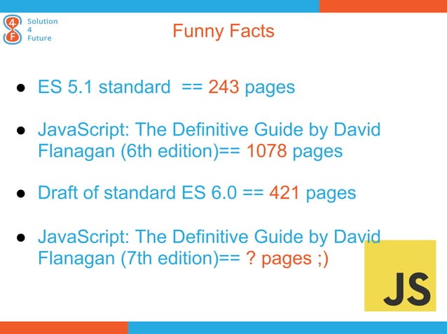Javascript New Features In Ecmascript 6 Ppt