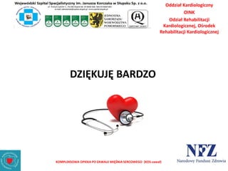 Prezentacja KOS - Zawał Damian Sendrowski | PPTX