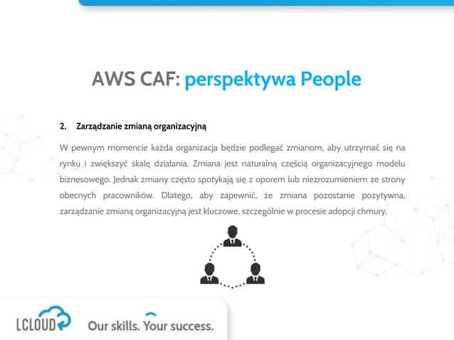 Jak AWS Cloud Adoption Framework wspiera migrację do chmury? | PPT