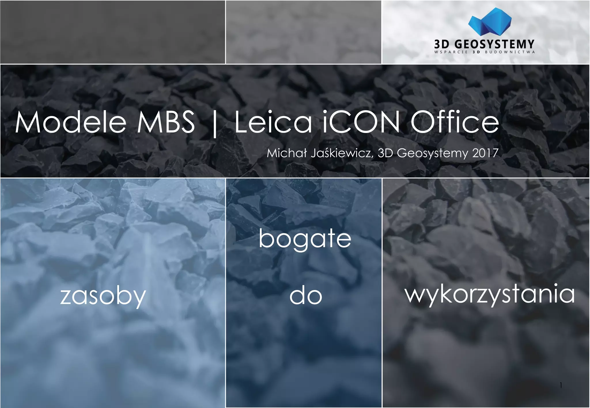 Prezentacja możliwości Modeli Przekrojów Normalnych MBS w Leica iCON Office | PPT