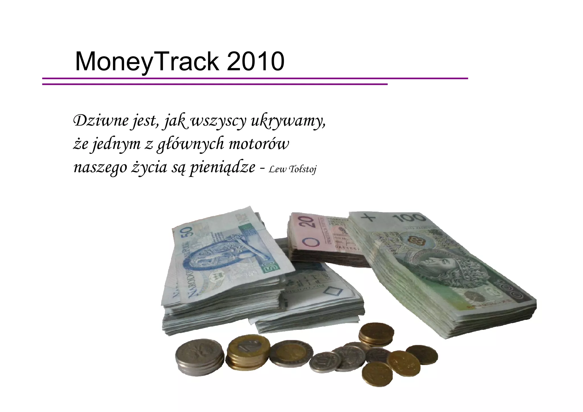 Prezentacja Money Track | PDF
