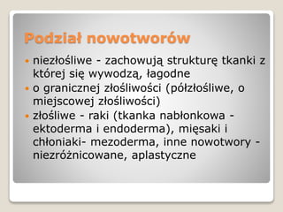 Prezentacja nowotwory | PPTX