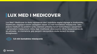 Reklama w Lux Med i Medicover | PDF