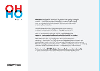 Prezentacja Agencji OHHO Media | PPT