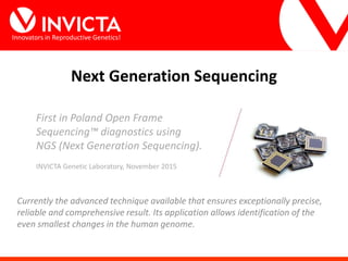 Open Frame Sequencing™ | PPT