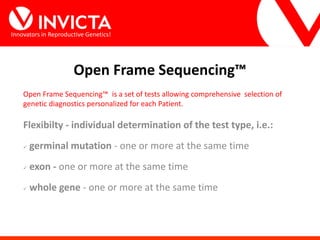 Open Frame Sequencing™ | PPT