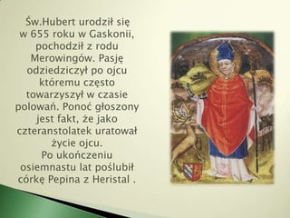 Obchody Dnia św. Huberta | PPTX