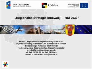 Prezentacja rsi | PPT