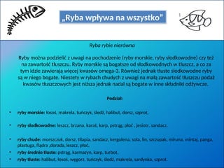 Prezentacja RYBY II.ppt opis szczegółowy | PPT