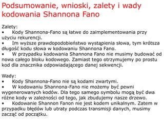 prezentacja SHANNON-FANO.pptx | Physics | Science