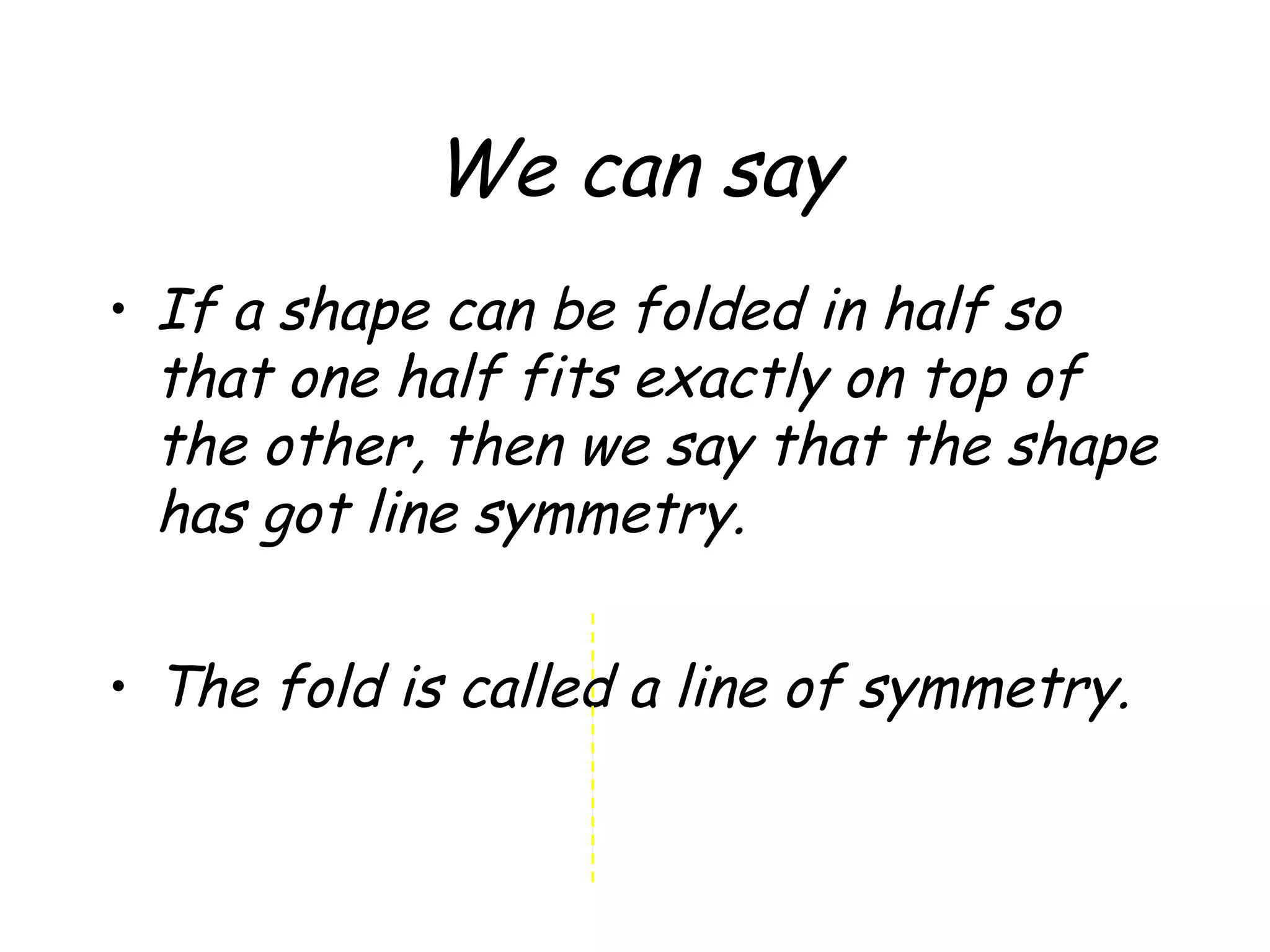 TYPES OF sYMMETRY | PPT