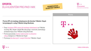 Prezentacja t mobile usługi bankowe | PDF