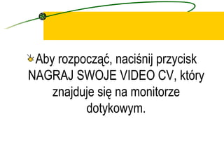 Prezentacja video cv1 | PPT