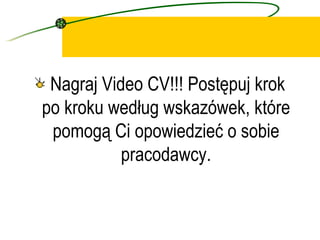 Prezentacja video cv1 | PPT