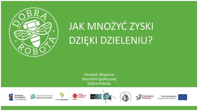 Prezentacja OWES Dobra Robota | PPT