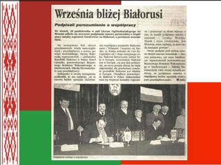 Prezentacja - Wspolpraca polsko-bialoruska | PDF