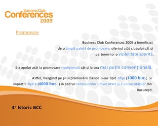 Business Club Conferences | PDF