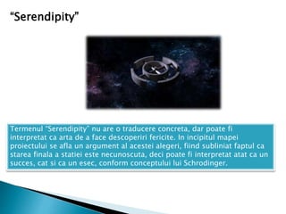 Prezentare proiect NASA Serendipity | PPTX