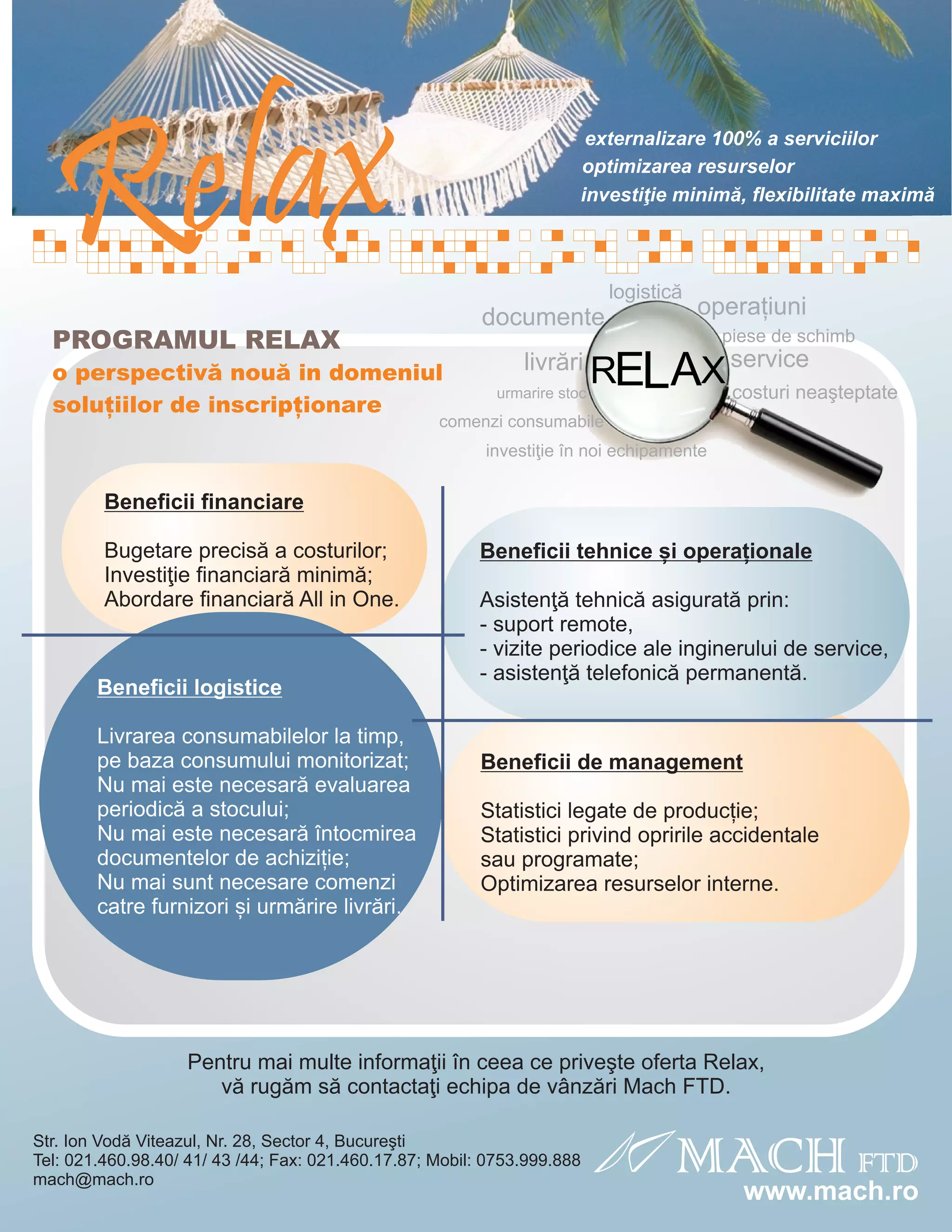 Mach FTD - Prezentare program Relax | PDF