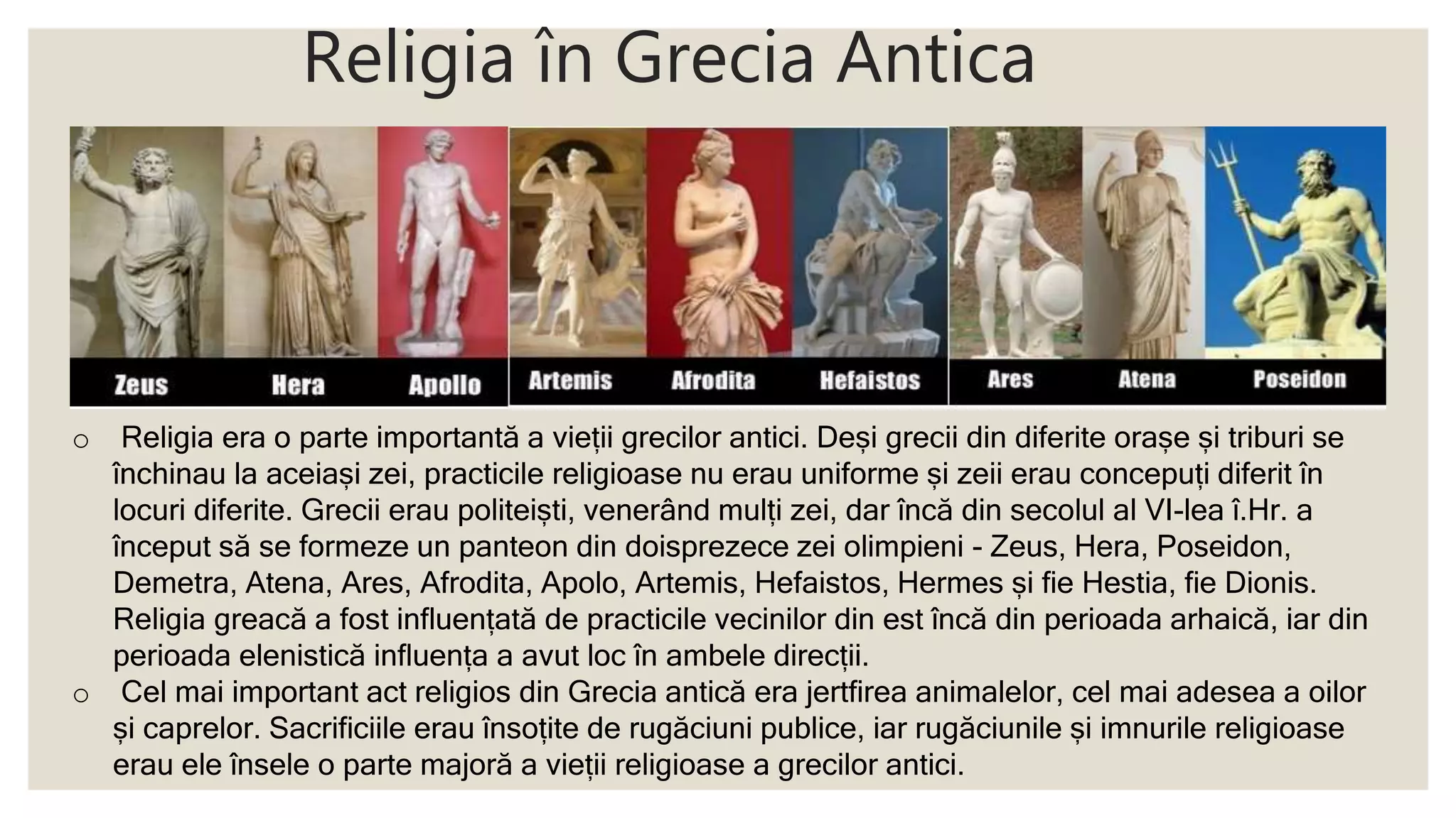 Grecii si romanii | PPTX