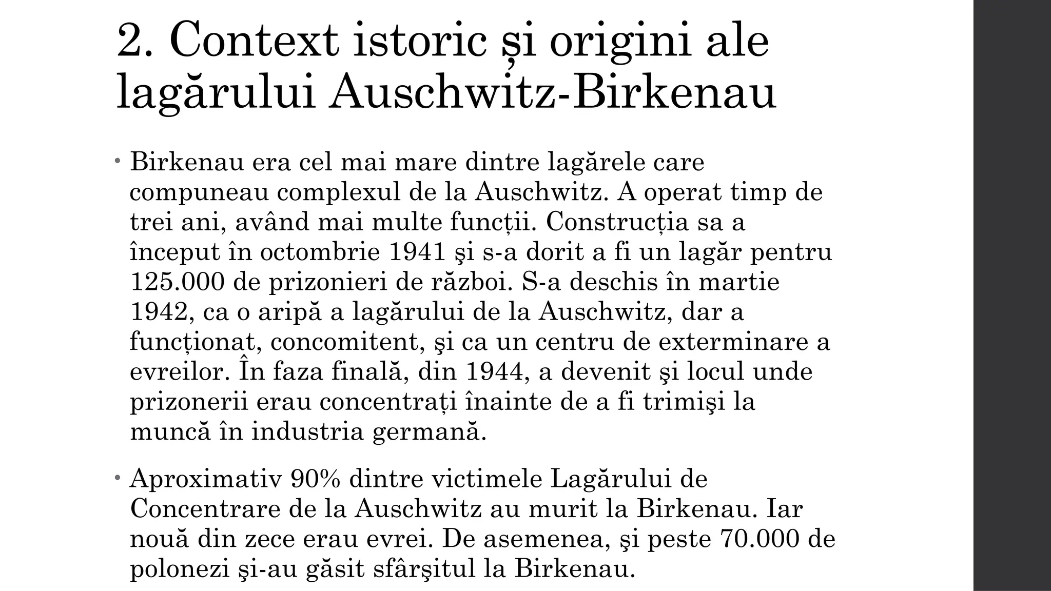 Prezentare lagger Birkenau German, perioada nazista | PPT