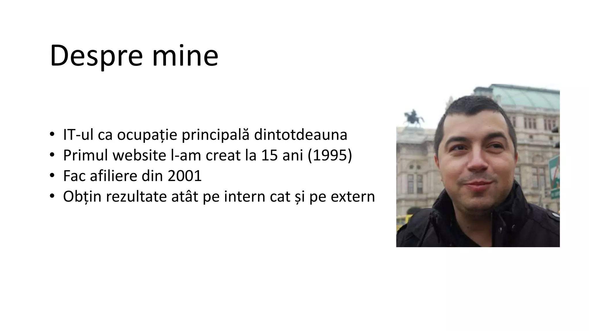 Prezentare Mihai Croitoru - Afiliere 3.0 | PPSX