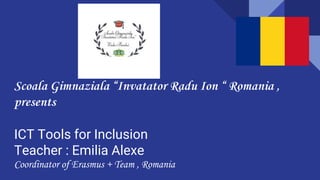 ICT tools for Inclusion | PPTX
