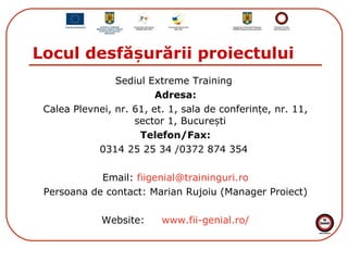 Prezentare fii-genial | PPT