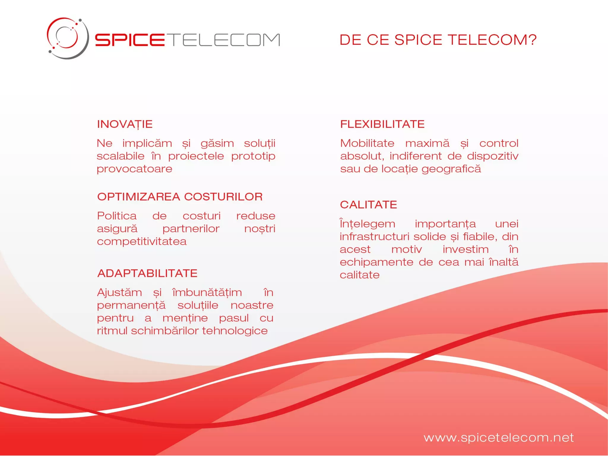 Prezentare generala Spice Telecom | PPT