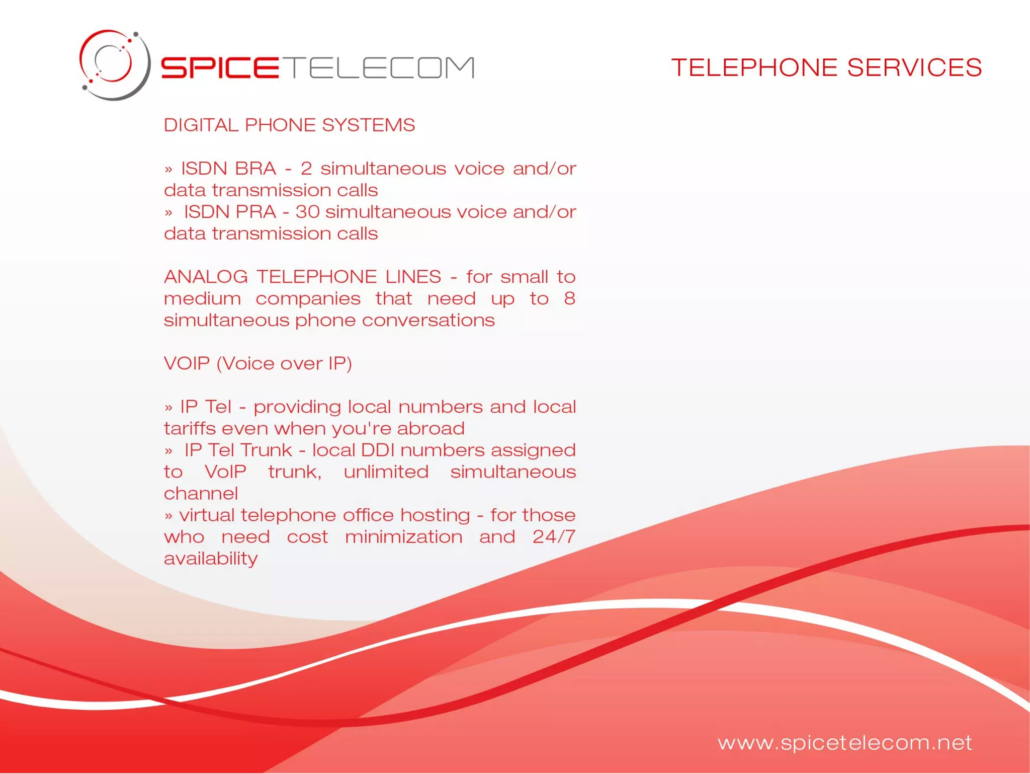 Overview Spice Telecom | PPT