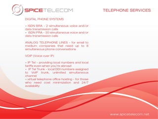 Overview Spice Telecom | PPT