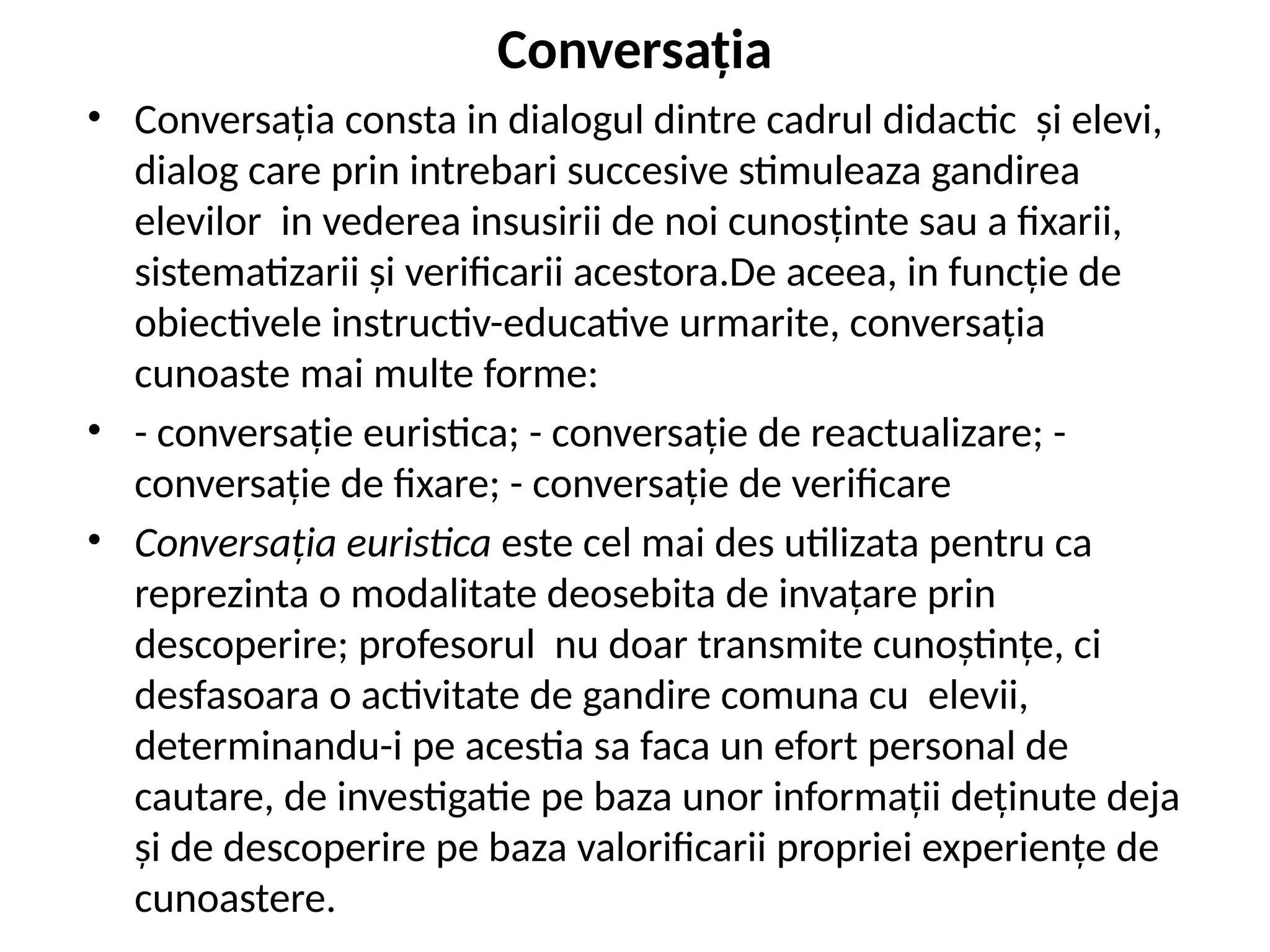 Strategii didactice utilizate in procesul de predare , invatare ...